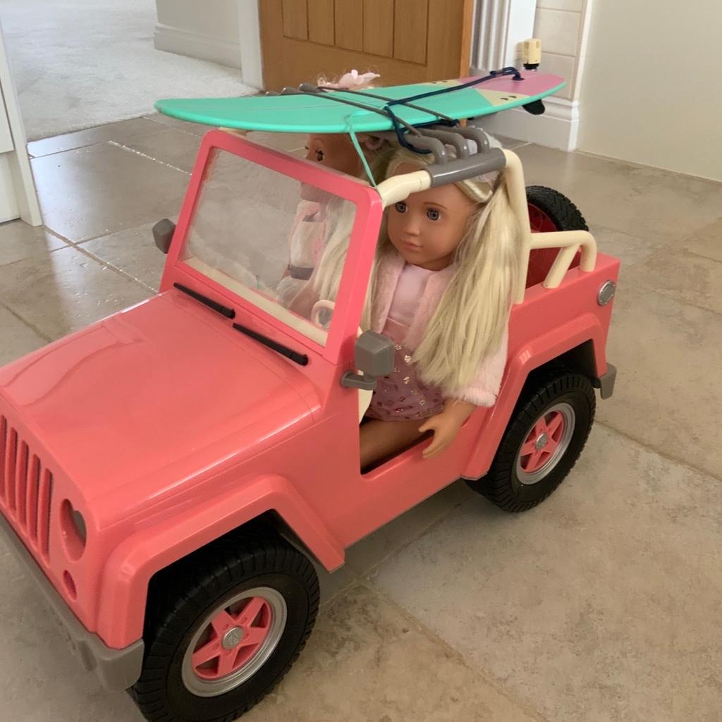 Our Generation Jeep and Dolls in DE6 Dales für £ 40,00 zum Verkauf ...