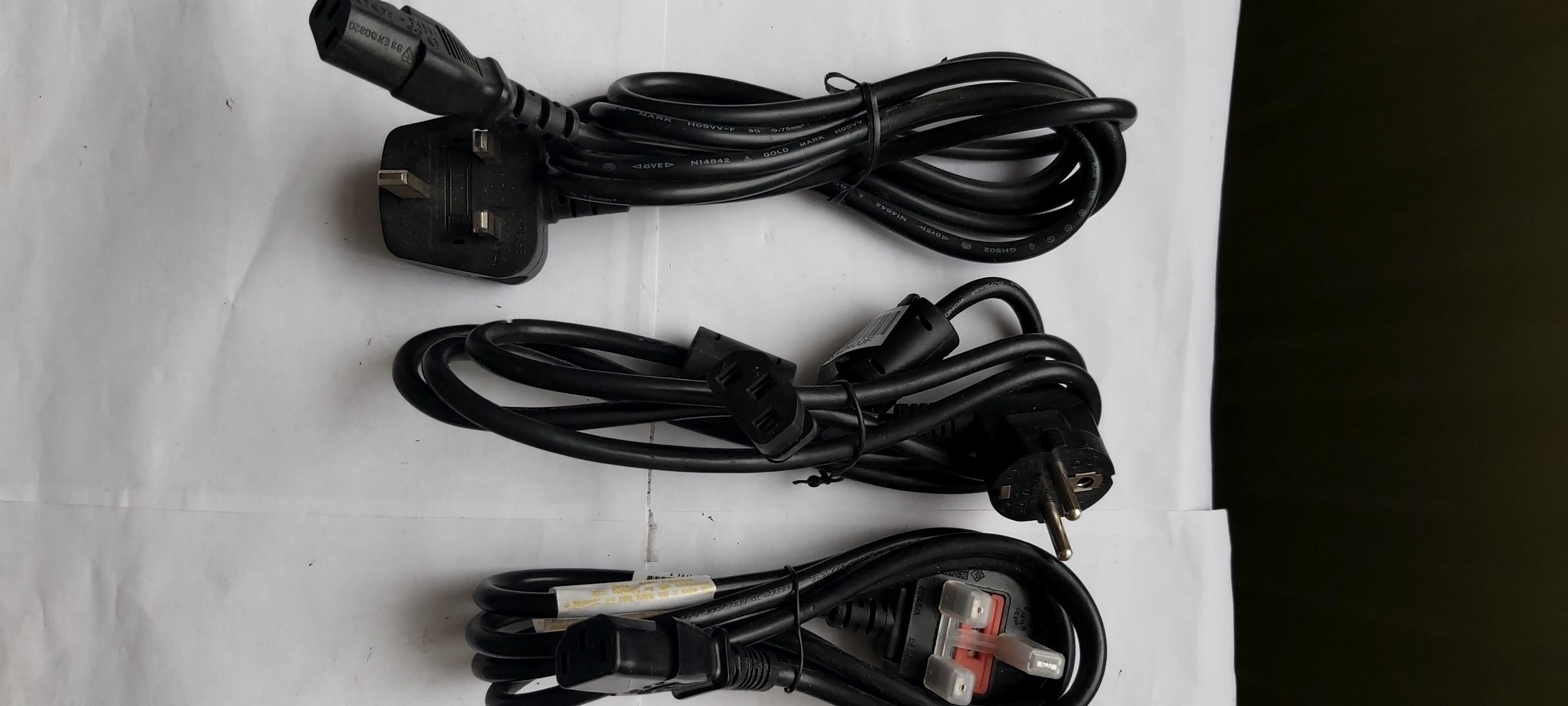 3 Power Cords UK Plug to IEC Cable in WA3 Wigan for £10.00 for sale ...
