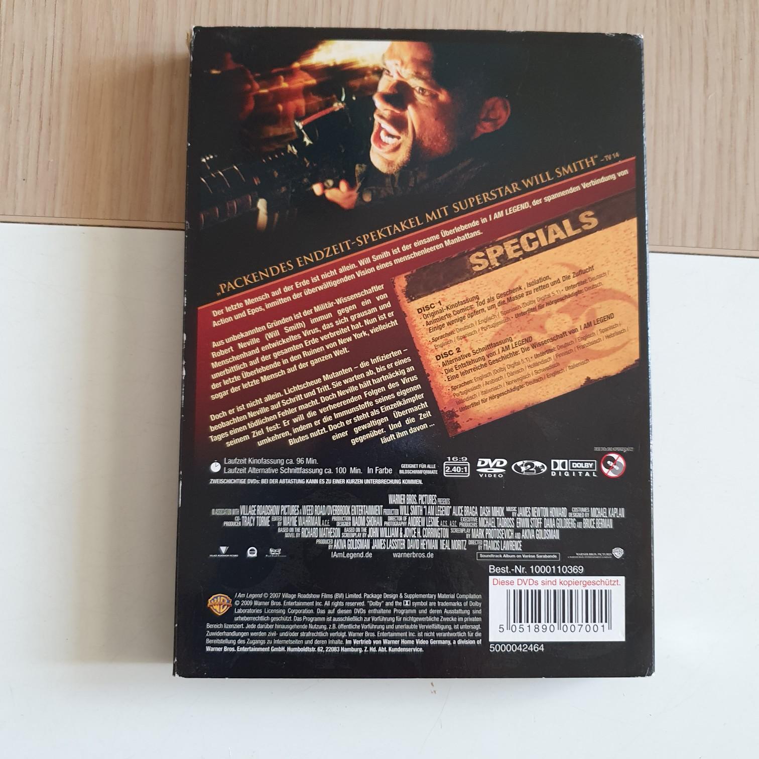 DVD : I am Legend ( Platinum Edition ) 2 Disc in 39112 Magdeburg für 4 ...