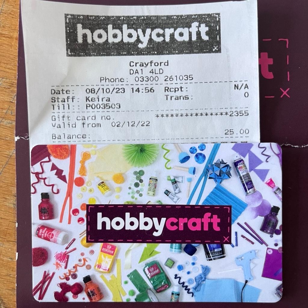 Hobbycraft Gift Card in SE18 London für 25,00 £ zum Verkauf | Shpock DE