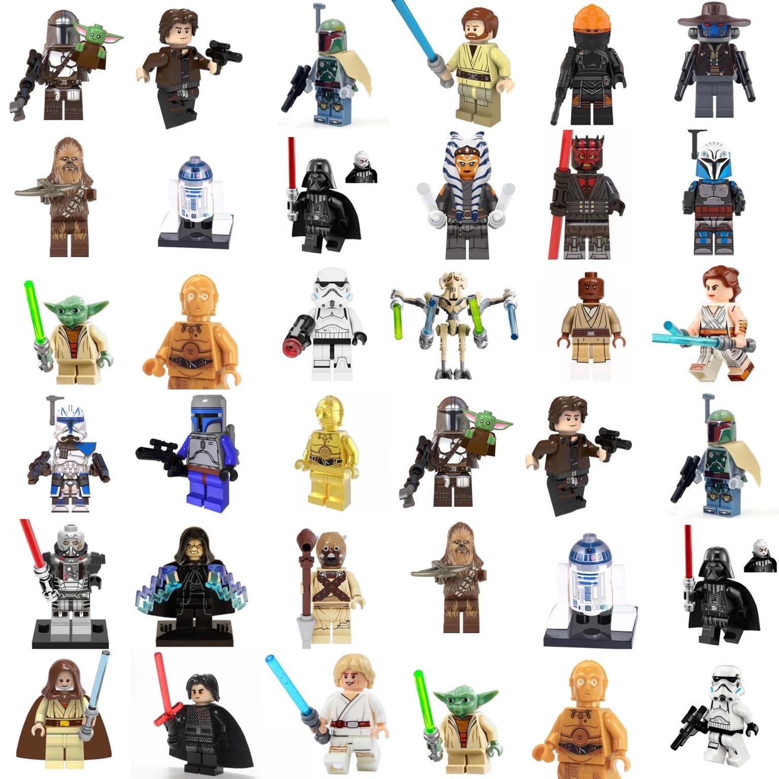 5 Star Wars Lego compatible minifigures in WV8 Staffordshire for £8.00 ...