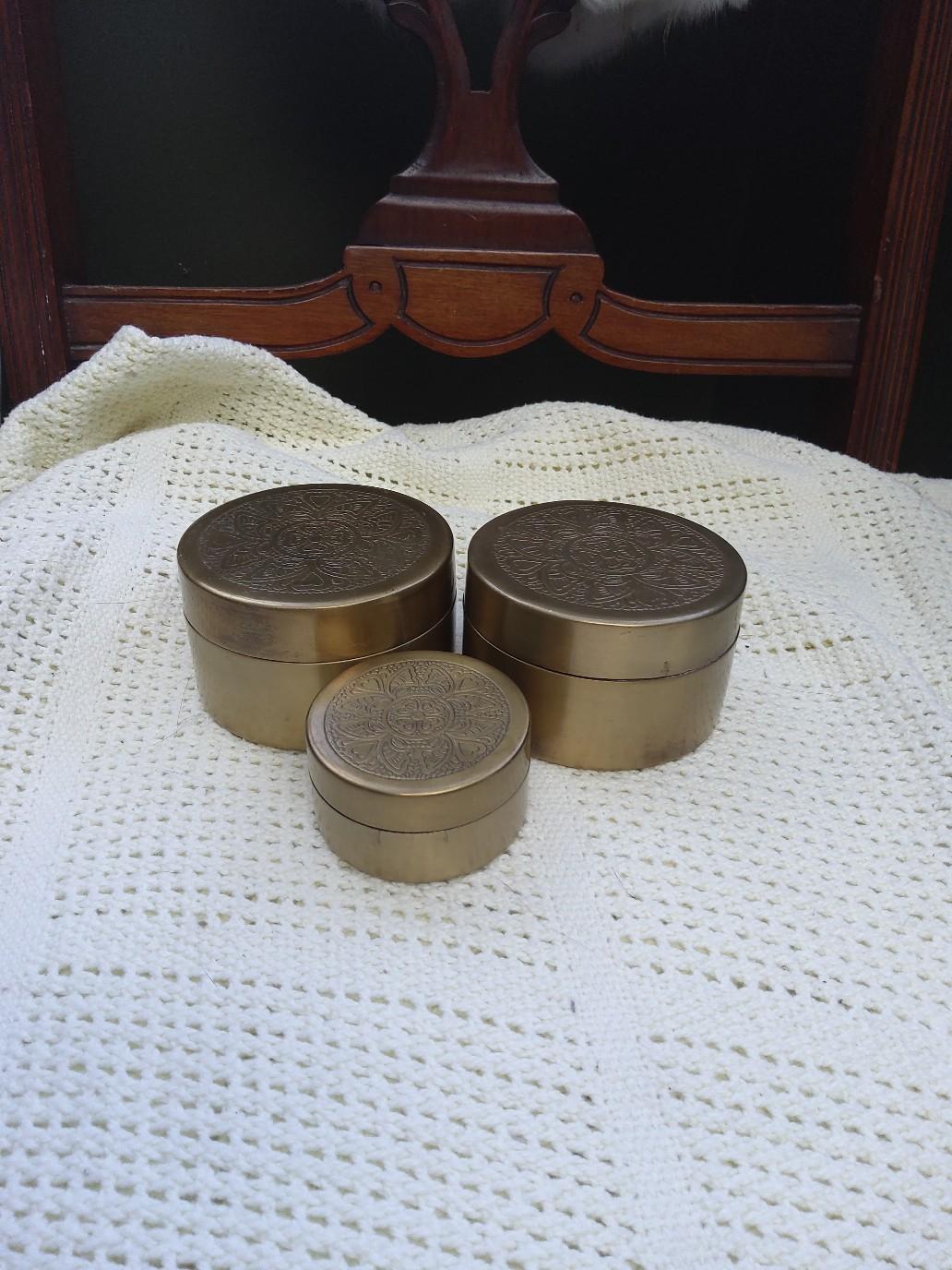 Vintage Brass Boxes in DA15 London for £9.50 for sale | Shpock