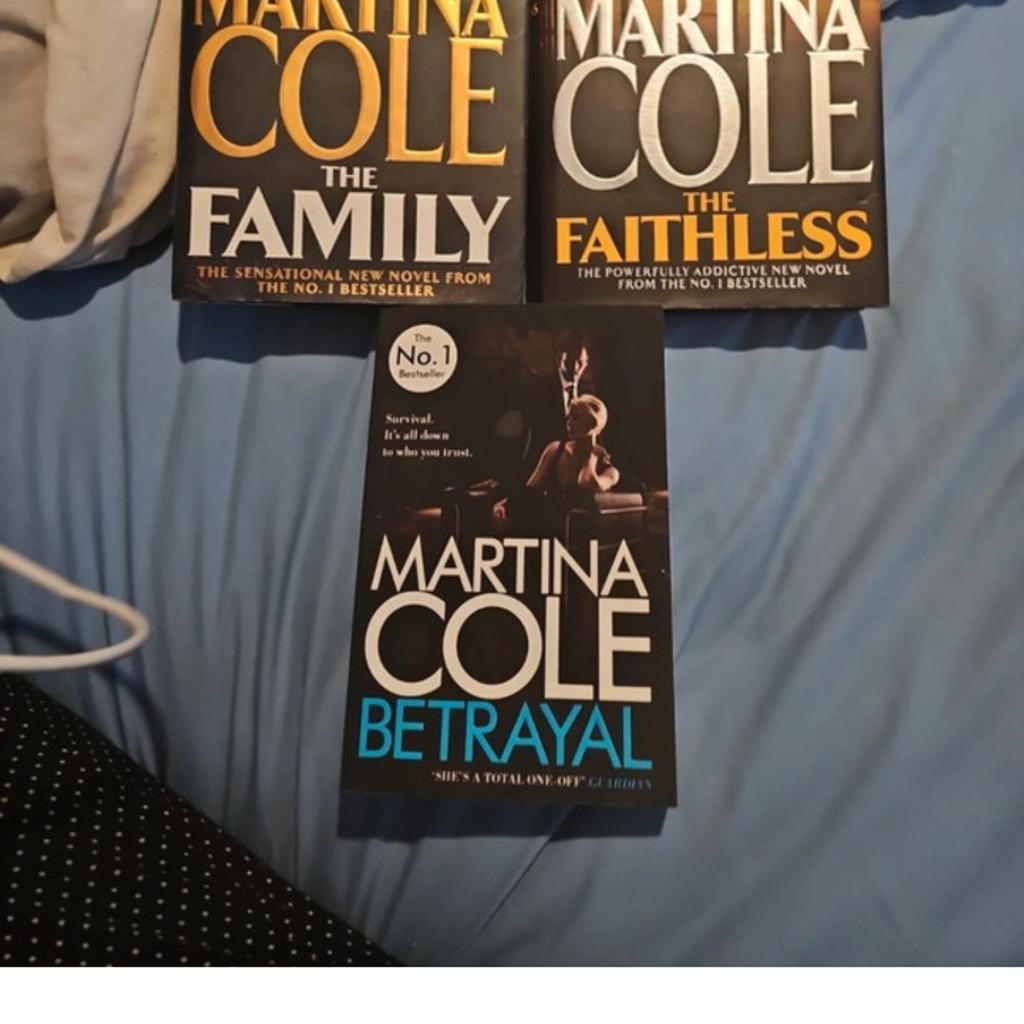 Martina cole books x 3 in WS8 Brownhills for £15.00 for sale | Shpock
