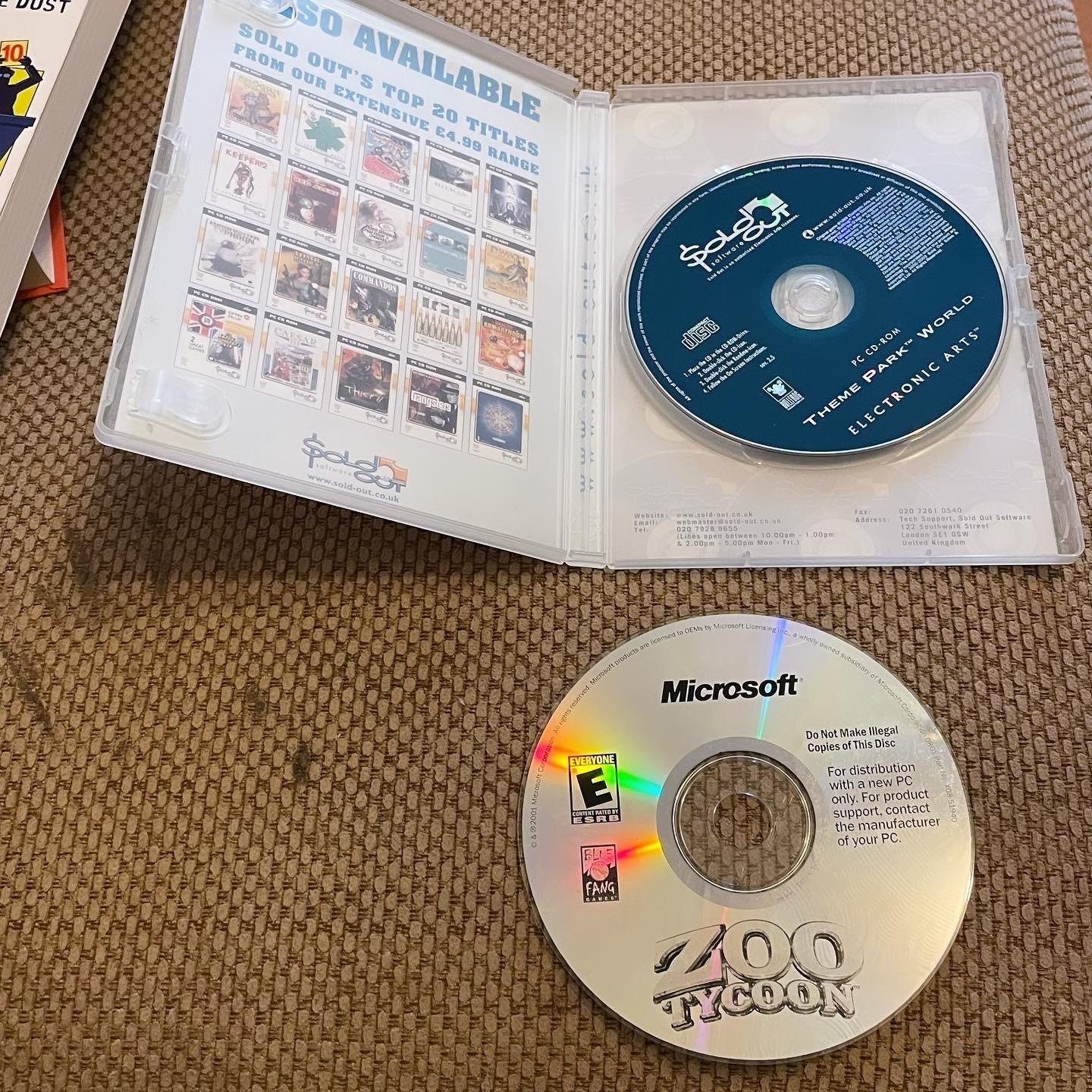 PC CD-ROM Games Theme Park “World” in BH23 Christchurch for £6.00 for ...