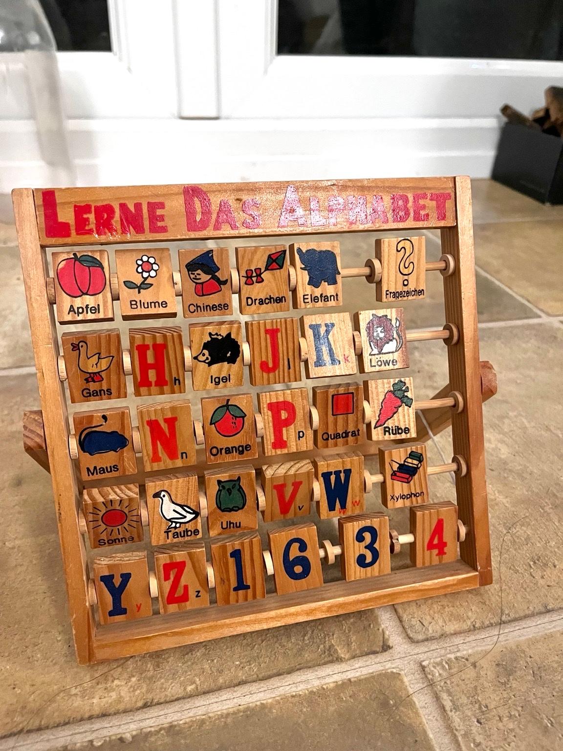 German alphabet wooden learning toy in WS1 Walsall für 5,00 £ zum ...