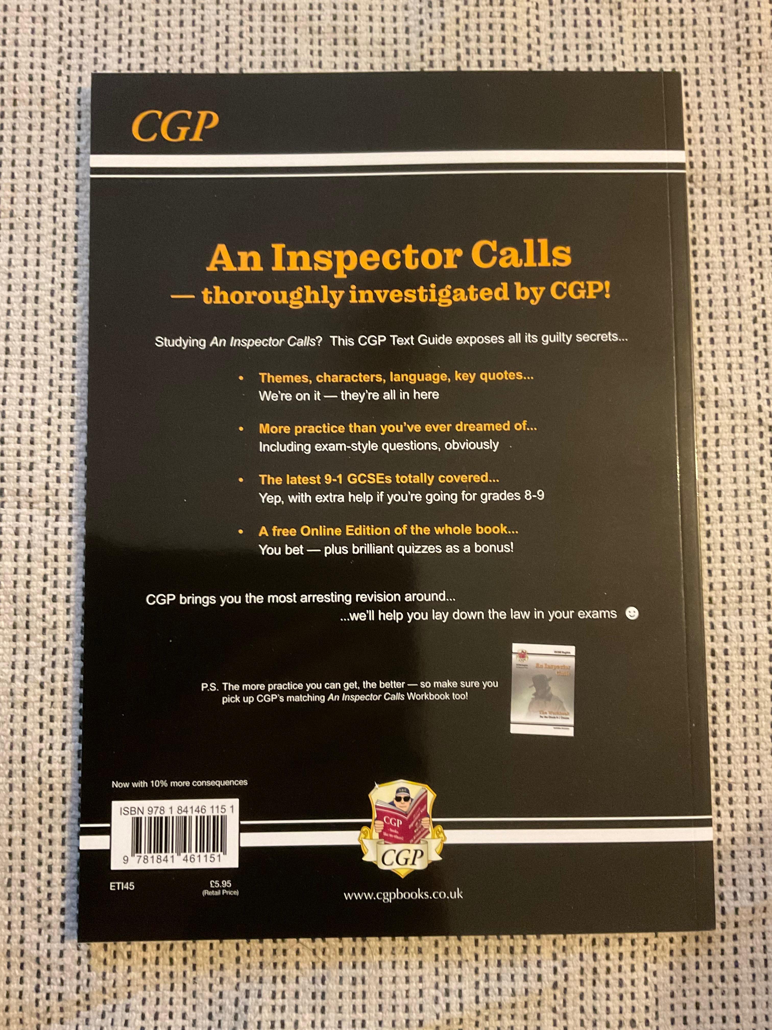 CGP GCSE An Inspector Calls Text Guide in SE28 London für 3,00 £ zum ...