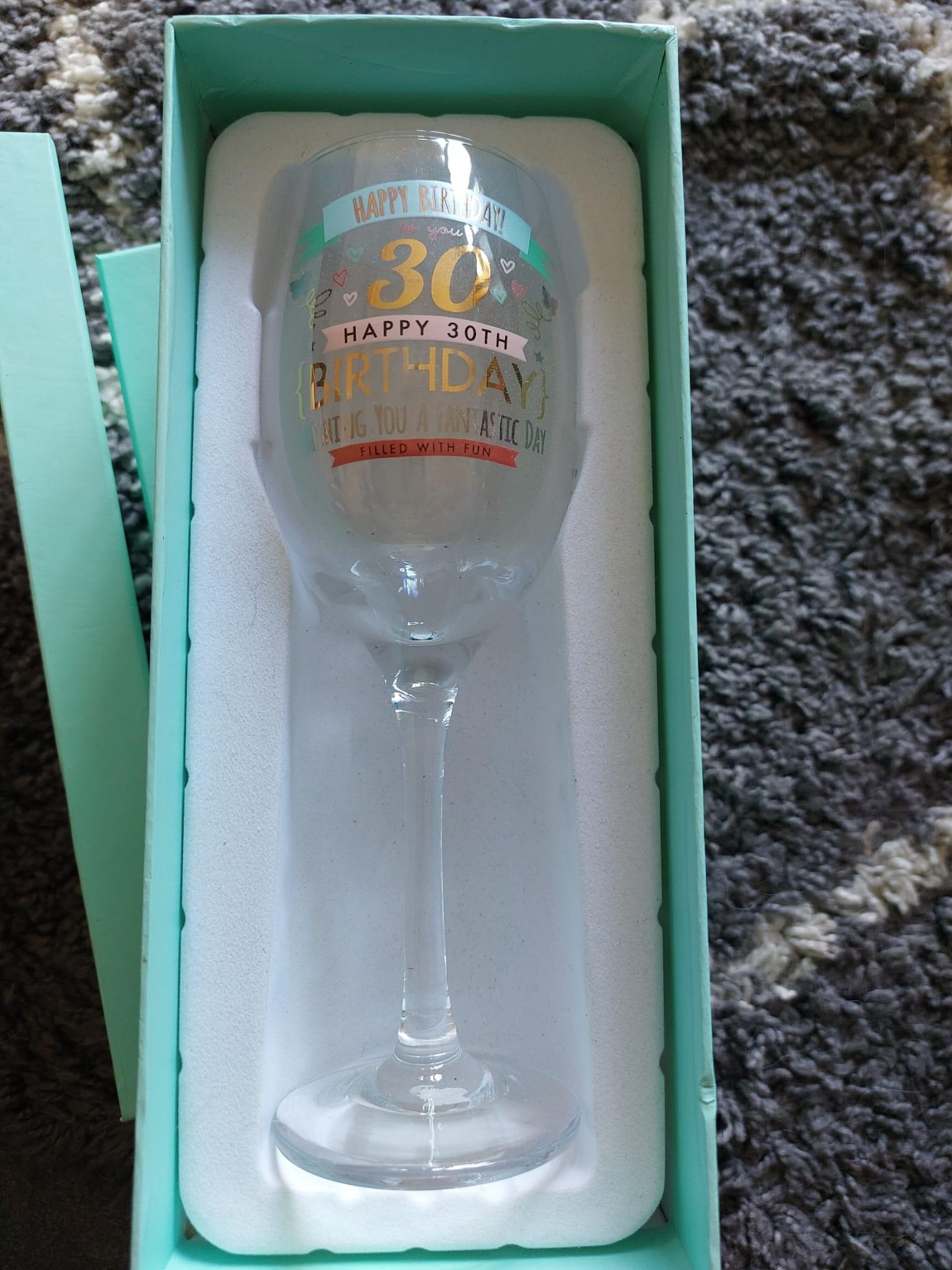 30th birthday Glass new in B11 Birmingham für 2,00 £ zum Verkauf ...