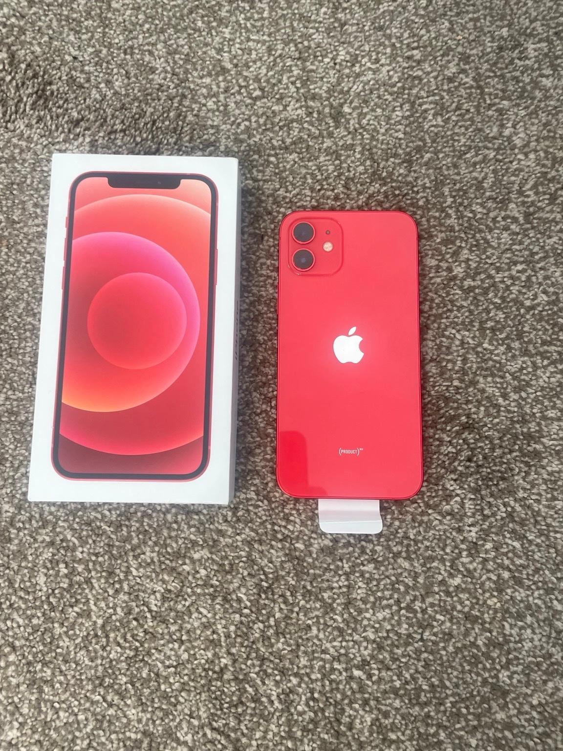Boxed iPhone 12 64gb product red like new in DY2 Dudley für 280,00 ...