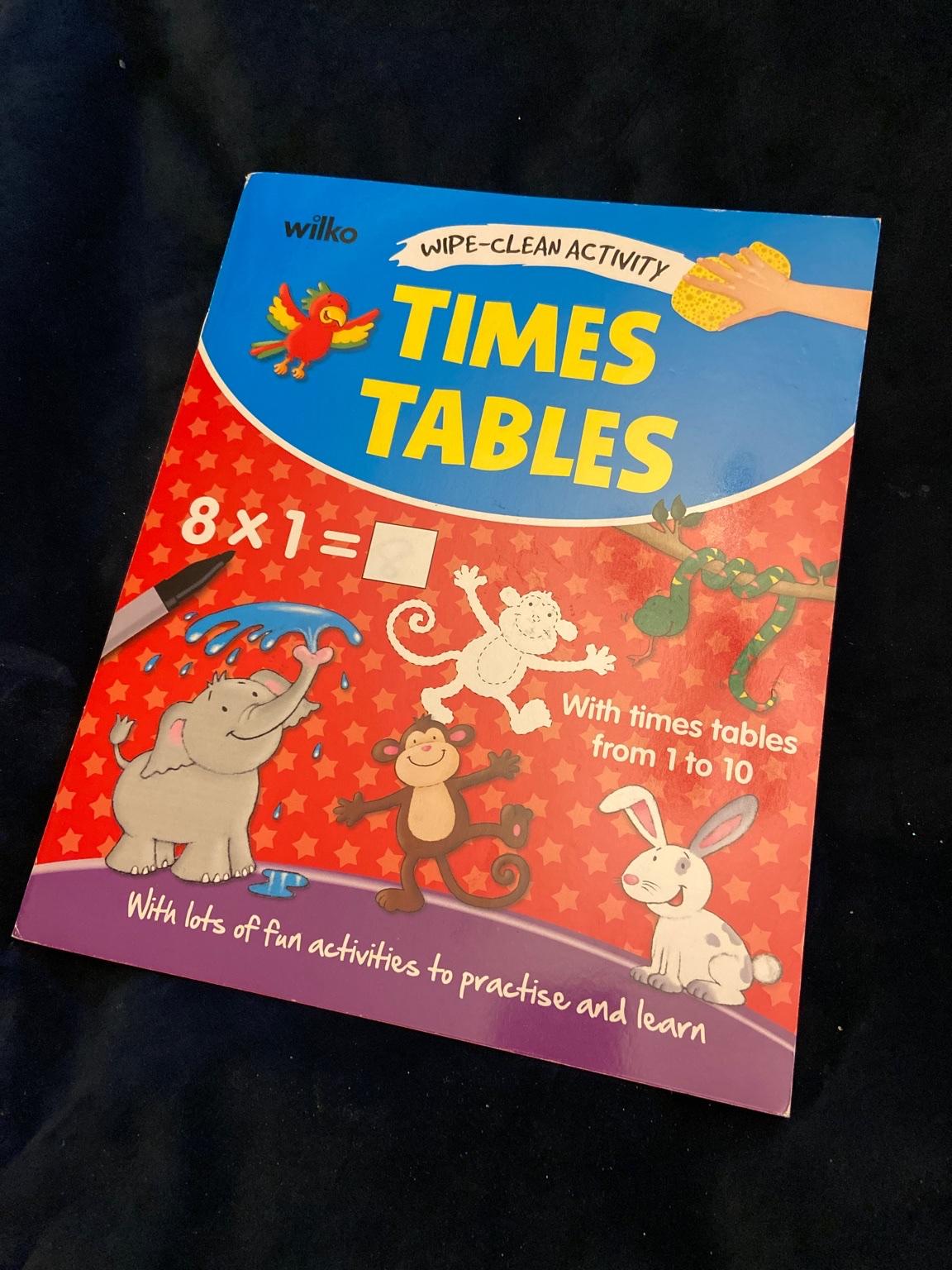Times table wipe clean book ️ in B14 Birmingham für £ 0,50 zum Verkauf ...