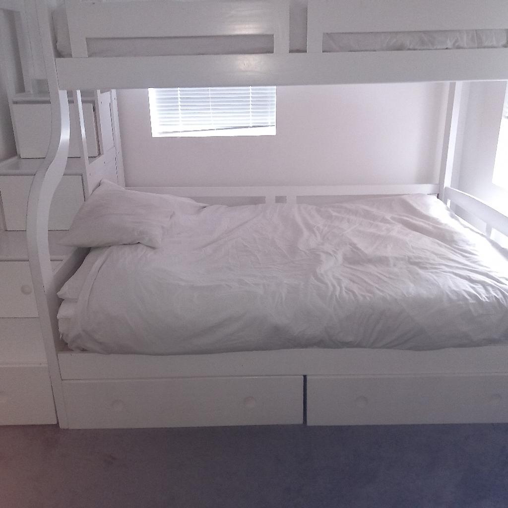 White wood bunk bed in CR4 London für £ 150,00 zum Verkauf | Shpock AT