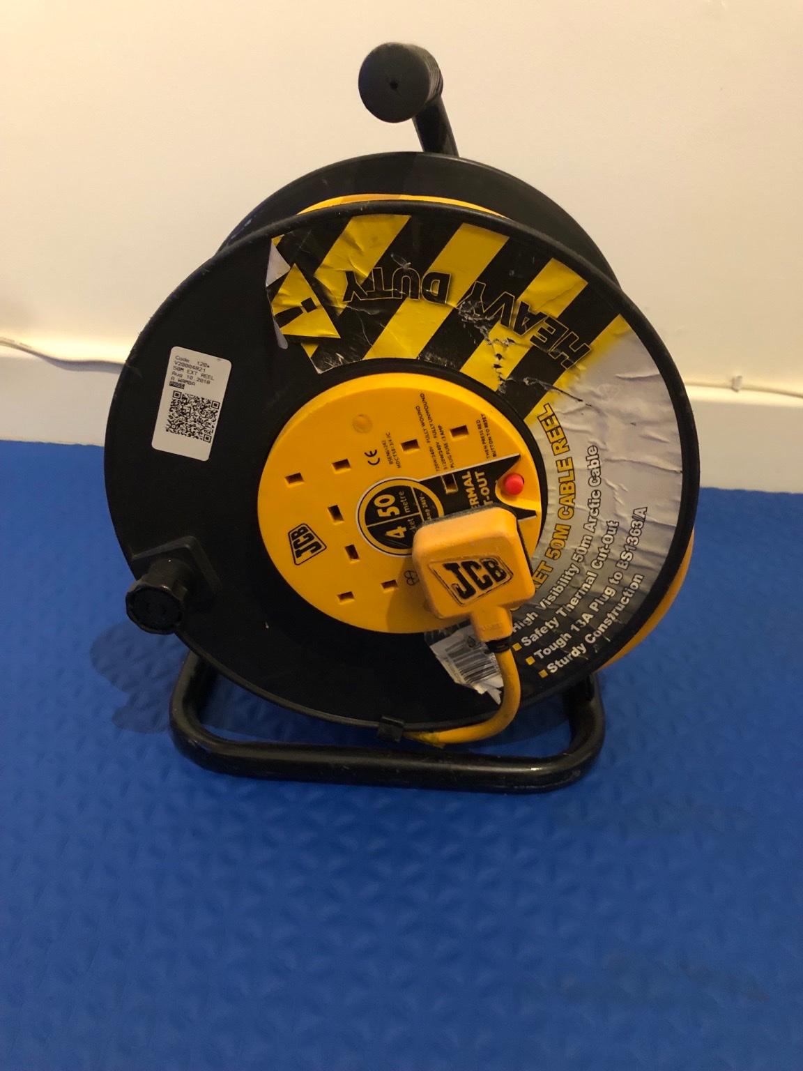 JCB 50m 4 socket Heavy Duty Cable Reel in RM10 London für £ 25,00 zum ...