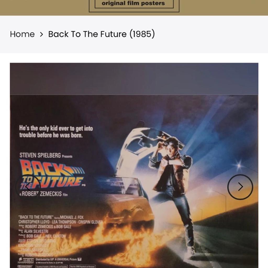 Wanted the goonies, back to the future poster in DL1 Darlington für £ ... Wanted the goonies, back to the future poster in DL1 Darlington für £ ...