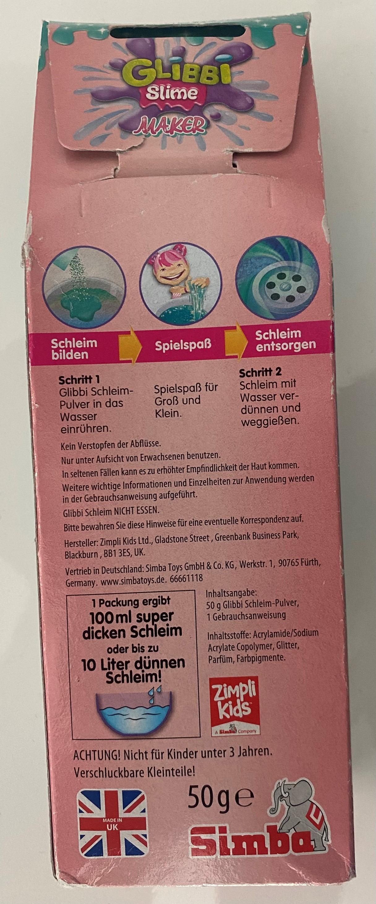 Glibbi Slime Maker in 69168 Wiesloch für 1,50 € zum Verkauf | Shpock DE