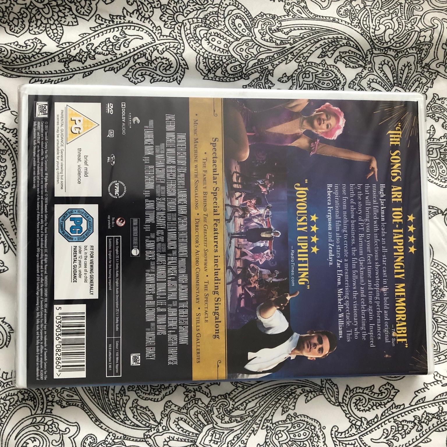 The greatest showman dvd film movie in BS32 Stoke for £5.00 for sale ...