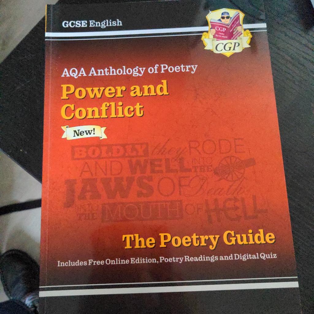 GCSE poetry power and conflict guide in BL3 Bolton für £ 3,00 zum ...
