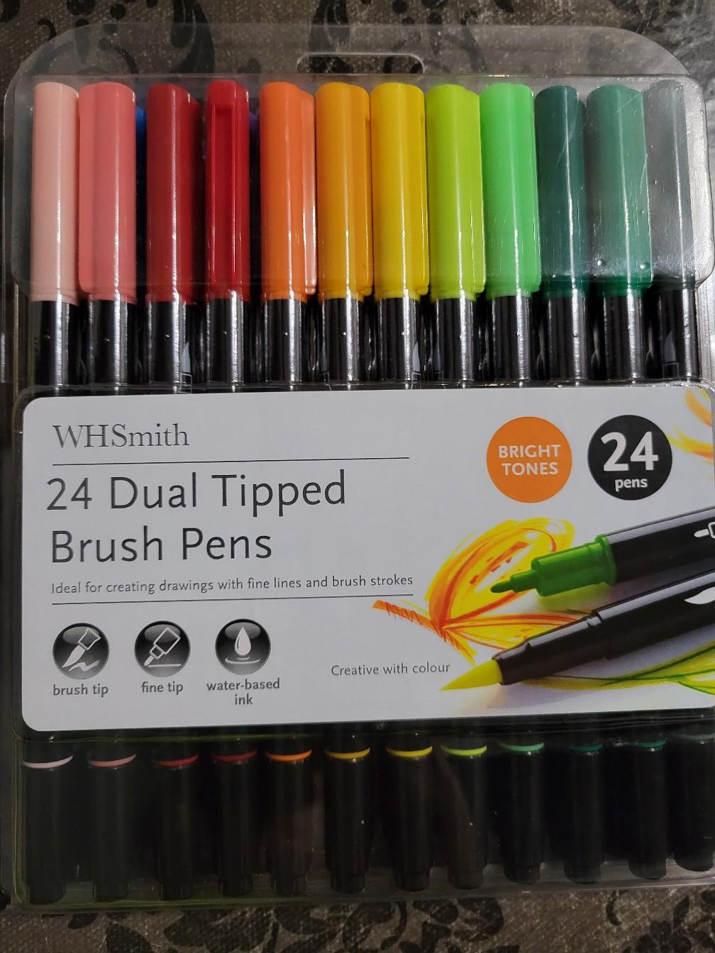 WH SMITH 24 dual tipped brush pens in B6 Birmingham für 8,00 £ zum ...