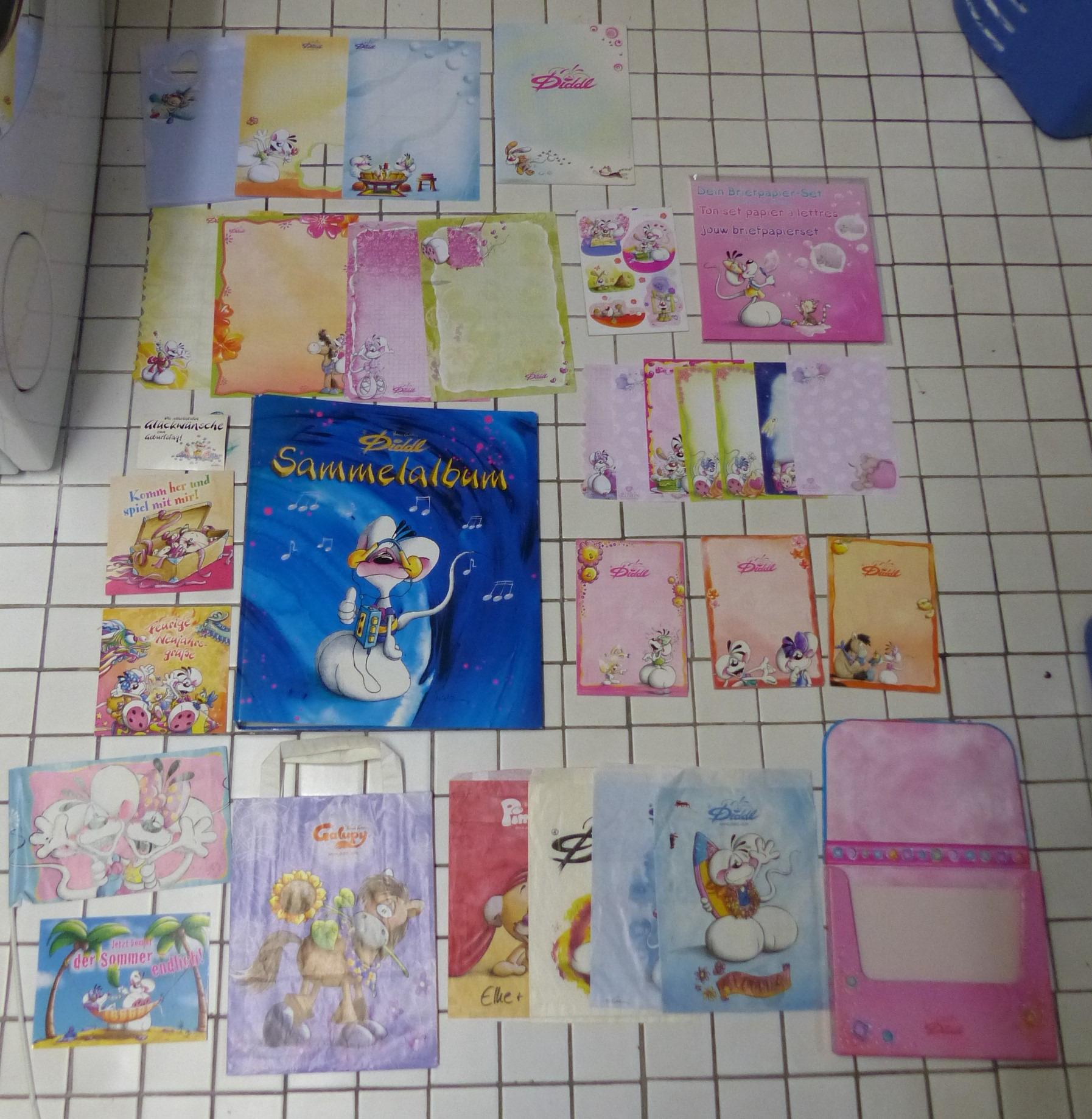 Diddl Mappe Briefpapier Block Karte Sticker in 84508 Burgkirchen an der ...