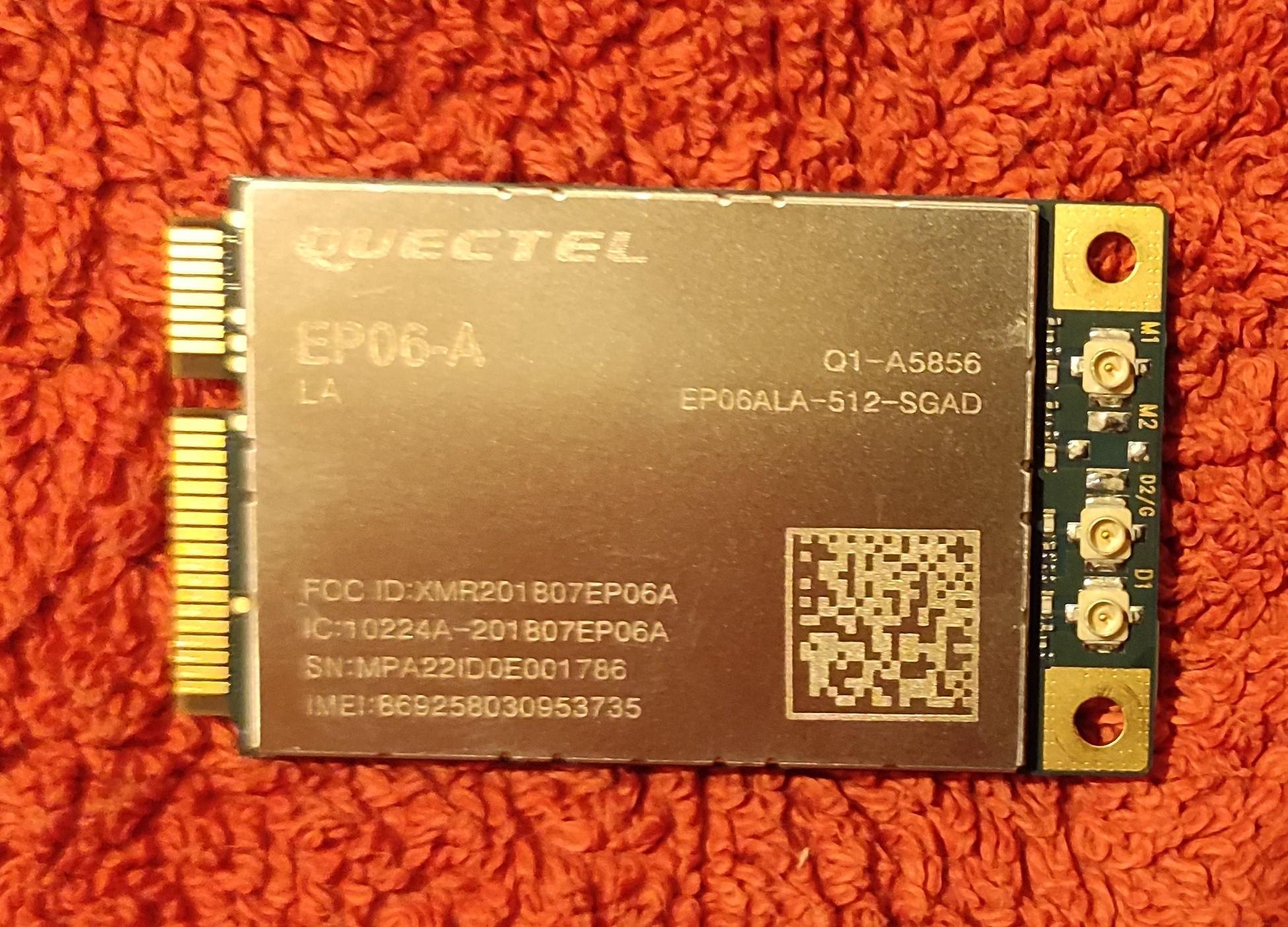 EP06-A Quectel LTE-A 4G modem cat6 module in ST4-Trent for £17.00 for ...