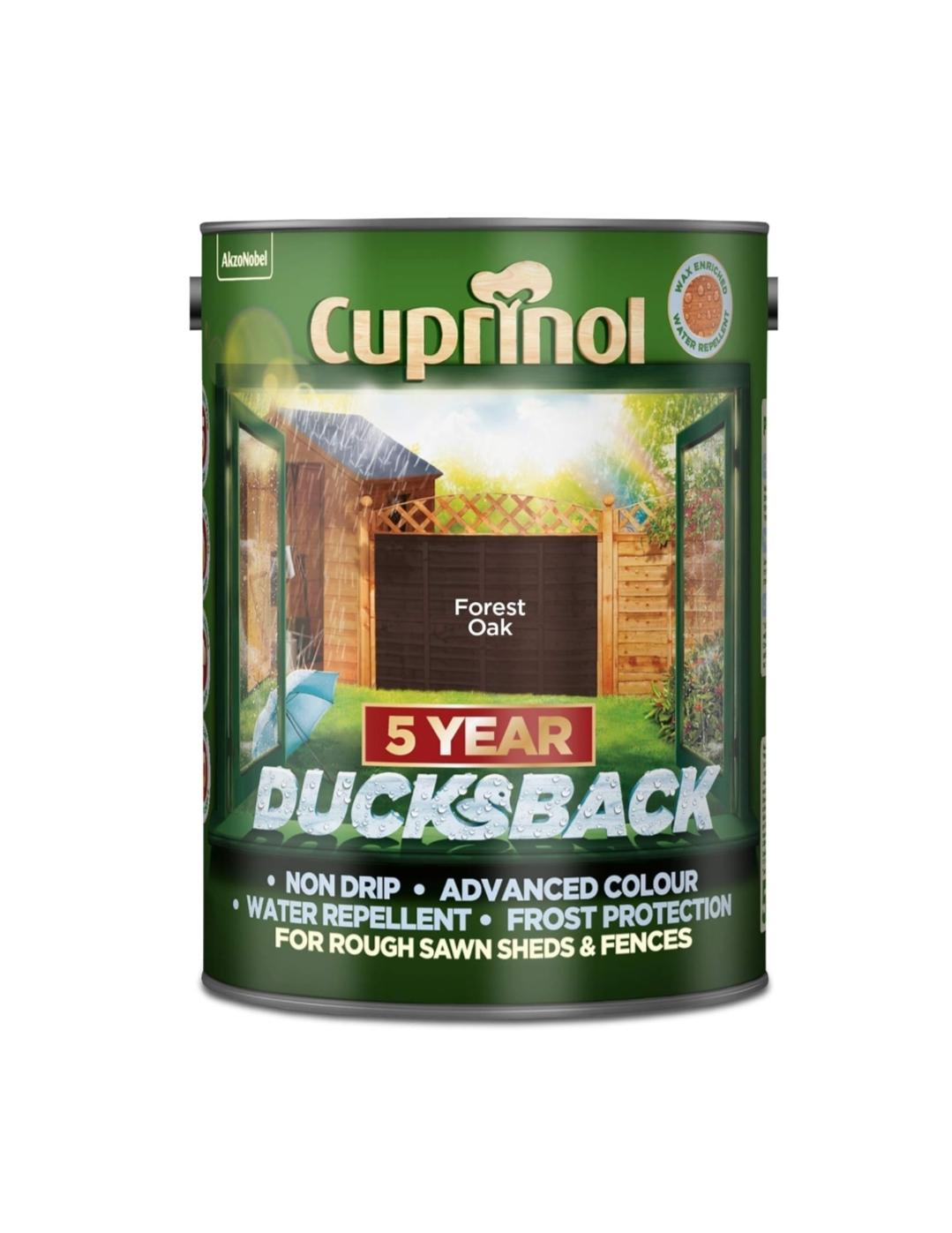 Cuprinol Ducksback Paint 5L Forest Oak in E11 London for £9.99 for sale ...