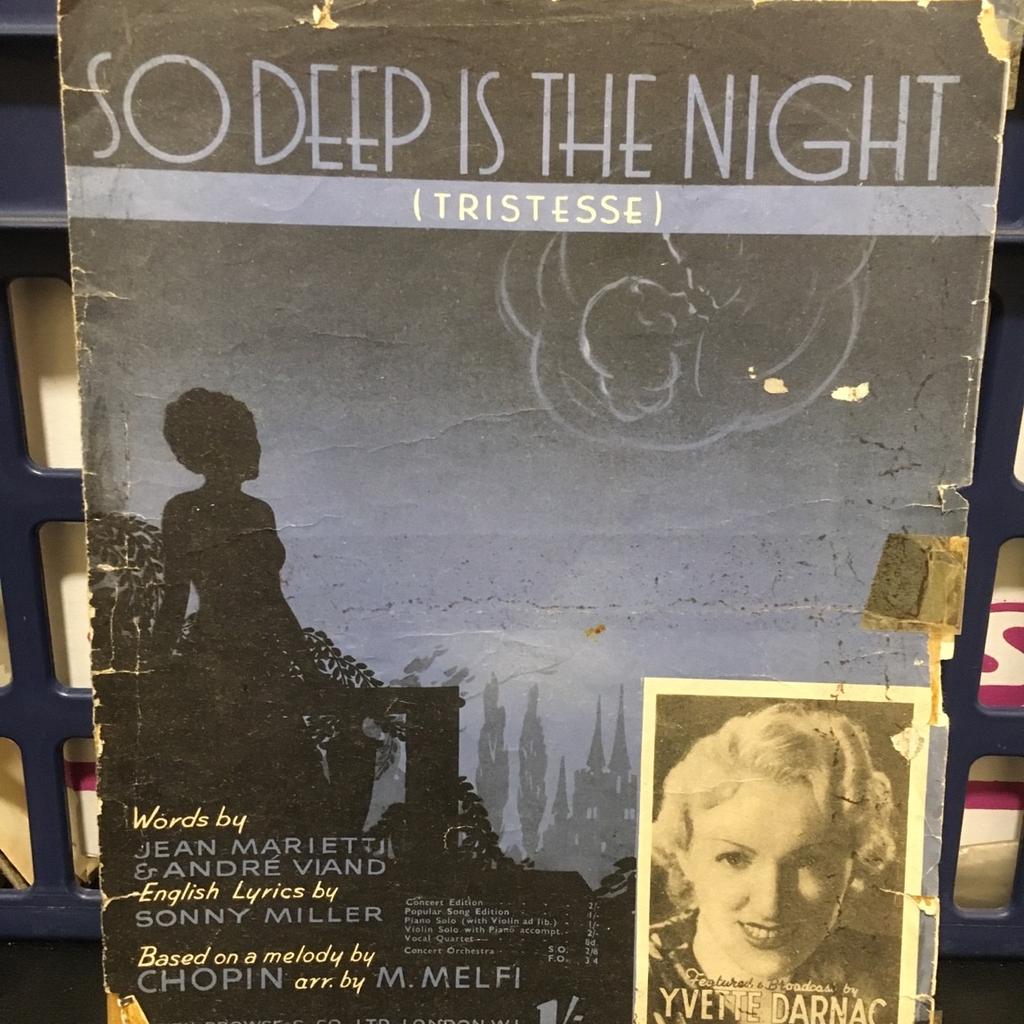 So deep is the night - Sheet music in PR5 Ribble für 1,00 £ zum Verkauf ...