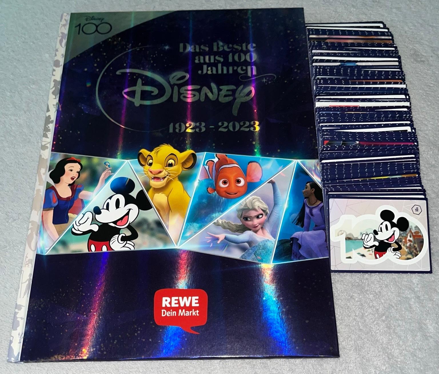 Disney 100 Stickeralbum (leer) + alle Sticker in 66125 Saarbrücken for ...