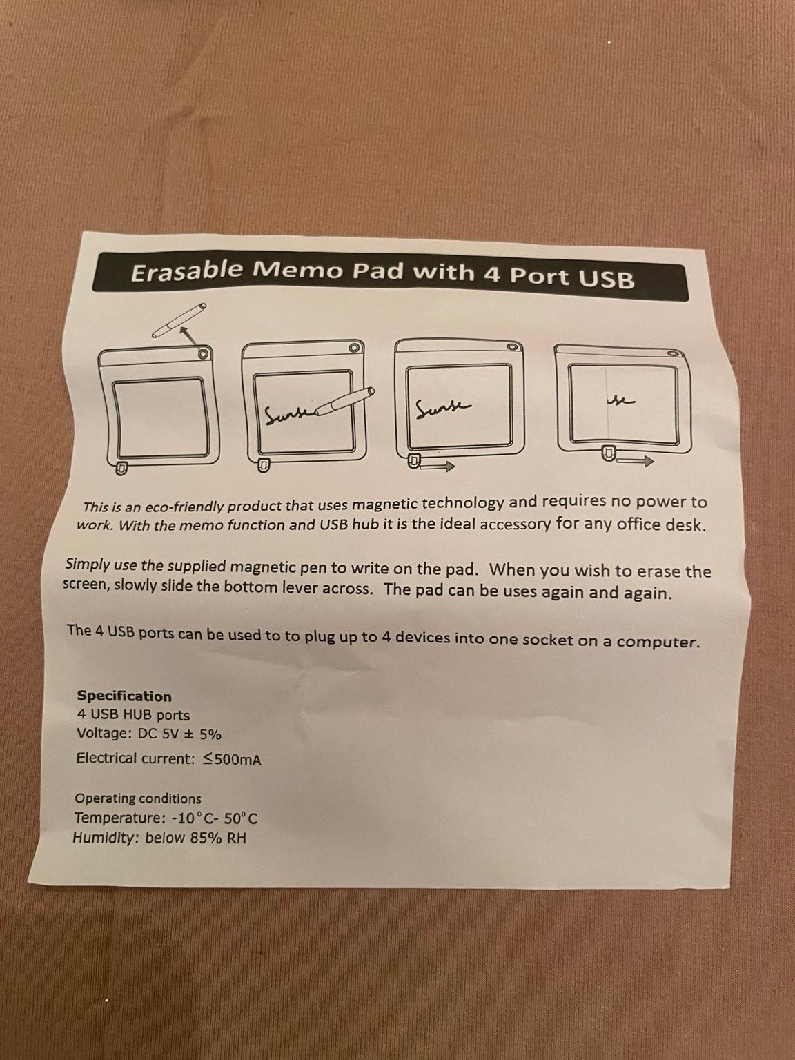 Erasable Memo Pad in E17 London für 10,00 £ zum Verkauf | Shpock DE