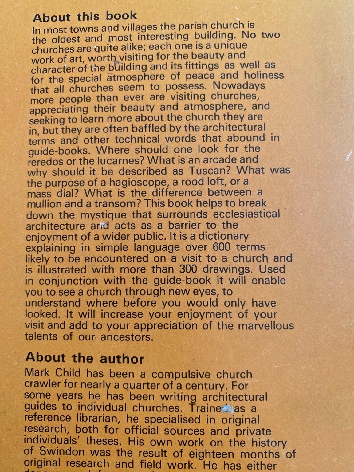 Discovering church architecture a glossary of in W3 London für 2,00 ...