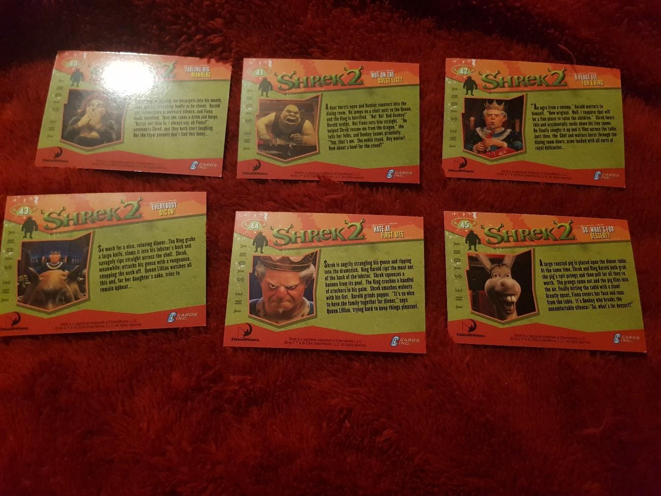 Shrek 2 trading cards in NG17 Ashfield for £0.30 for sale | Shpock
