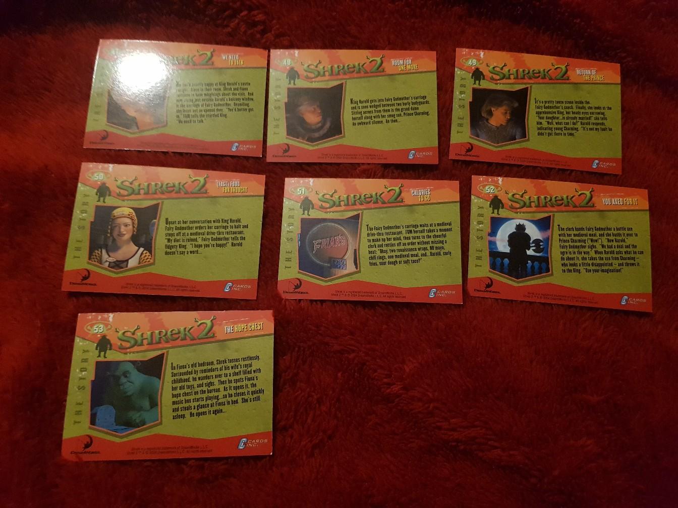 Shrek 2 trading cards in NG17 Ashfield for £0.30 for sale | Shpock
