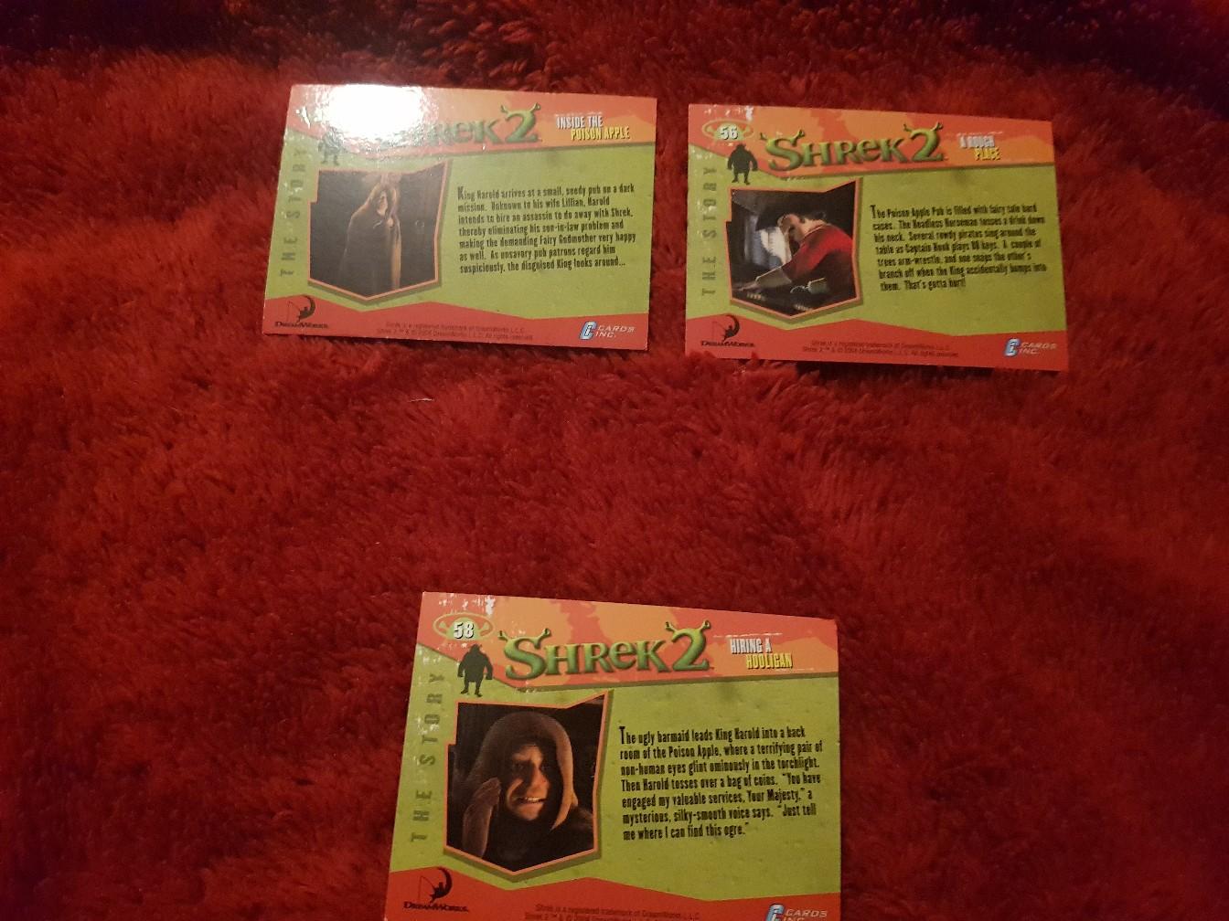 Shrek 2 trading cards in NG17 Ashfield for £0.30 for sale | Shpock
