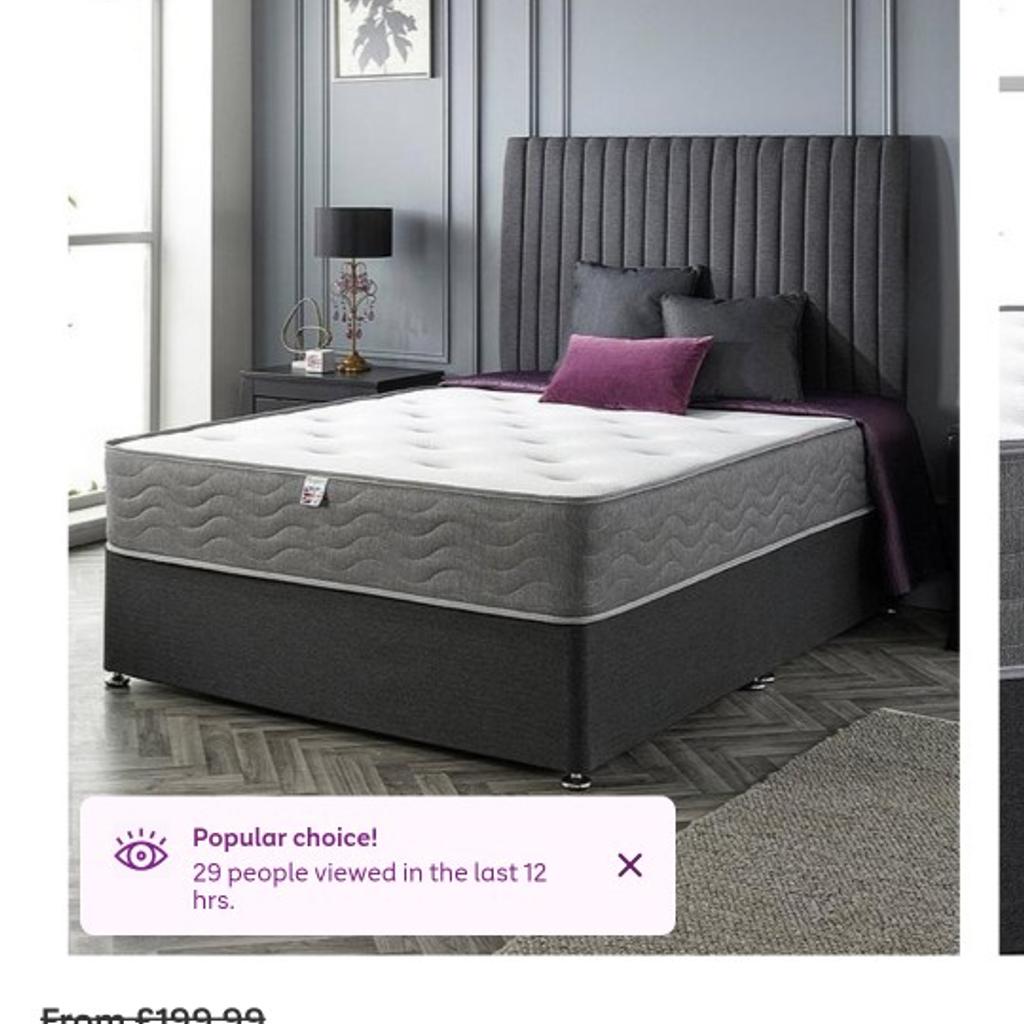 double bed with Cool Tufted Ortho Mattress in DY4 Sandwell for £70.00 ...